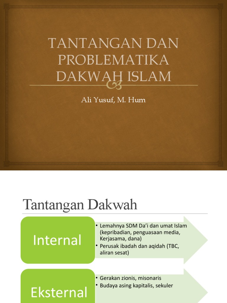 7-Tantangan Dan Problematika Dakwah, Ok | PDF