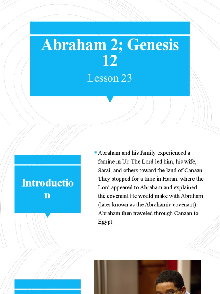 Abraham 2 | PDF | Abraham | Sarah