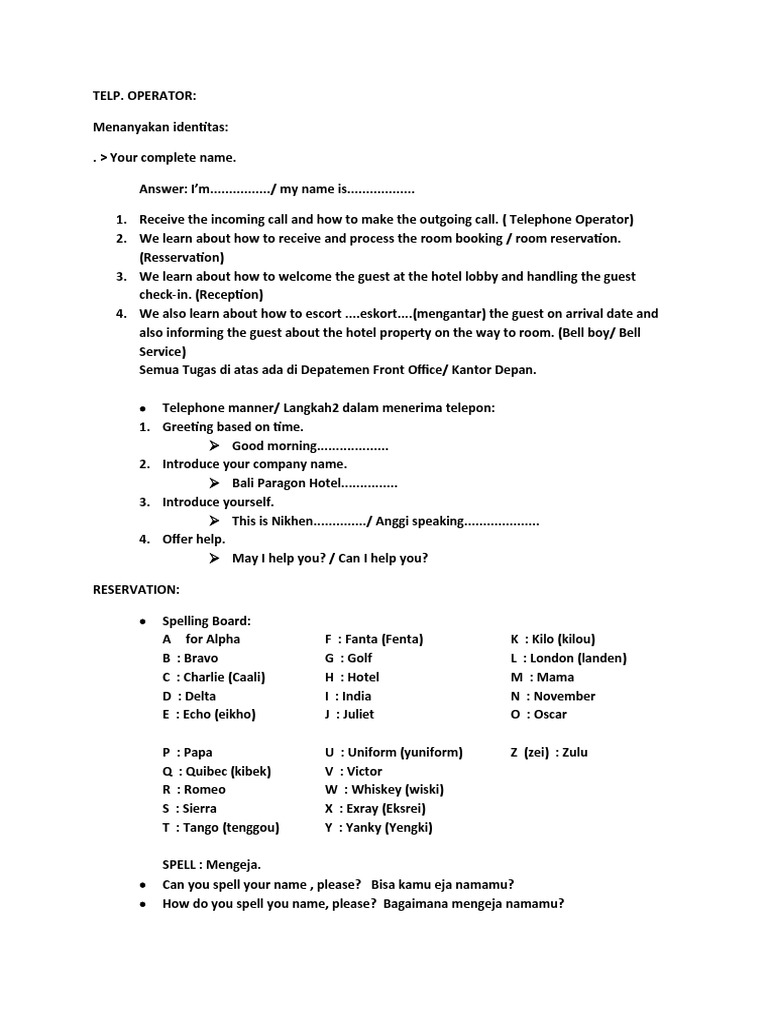 Bahan Interview 2022 | PDF | Home