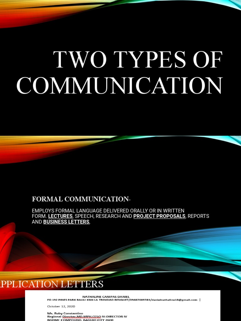 Two Types of Communication 101 | PDF | Career & Growth | Art