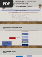 Poster Horizontal Mapa Conceptual Circular Azul y Naranja | PDF