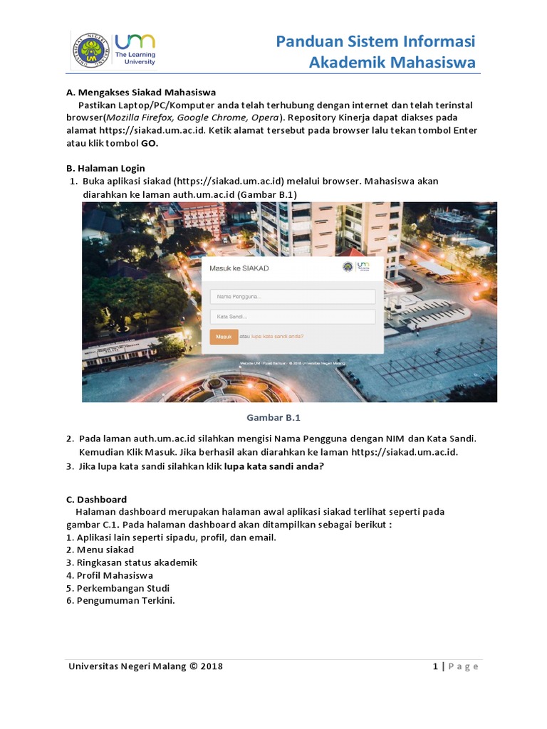 Panduan Siakad Mahasiswa | PDF