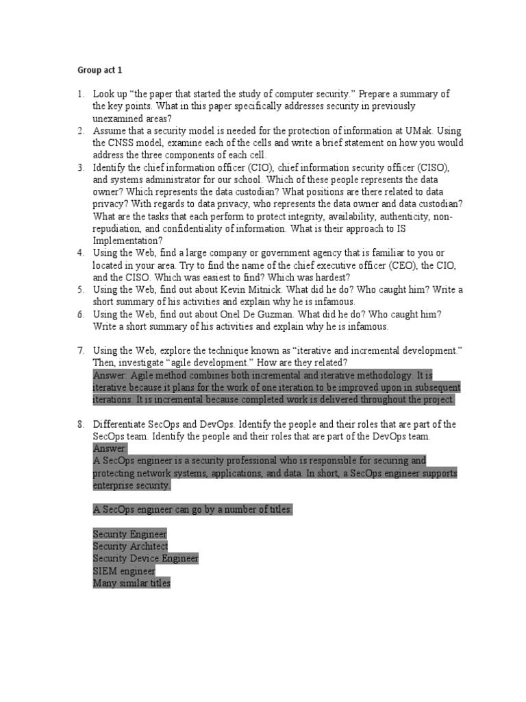 Group Act 1 | Download Free PDF | Software Development Process | Product Development