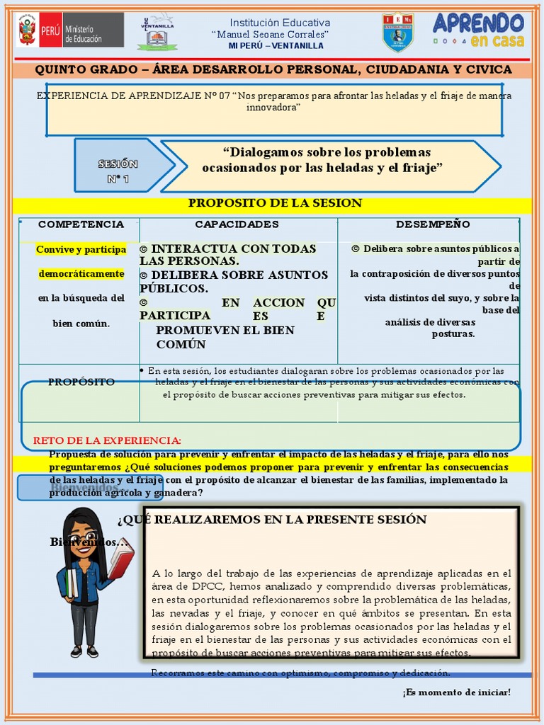 Experiencia 7 Actividad de DPCC #01 | PDF | Perú | Agricultura