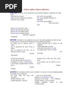 Palabras Terminadas en Ción, Sión, Xión y Cción | PDF