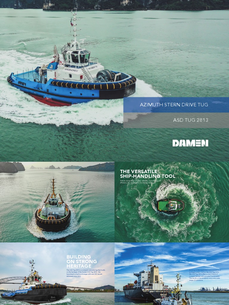 Brochure ASD Tug 2813 2019 | PDF | Tugboat | Reliability Engineering