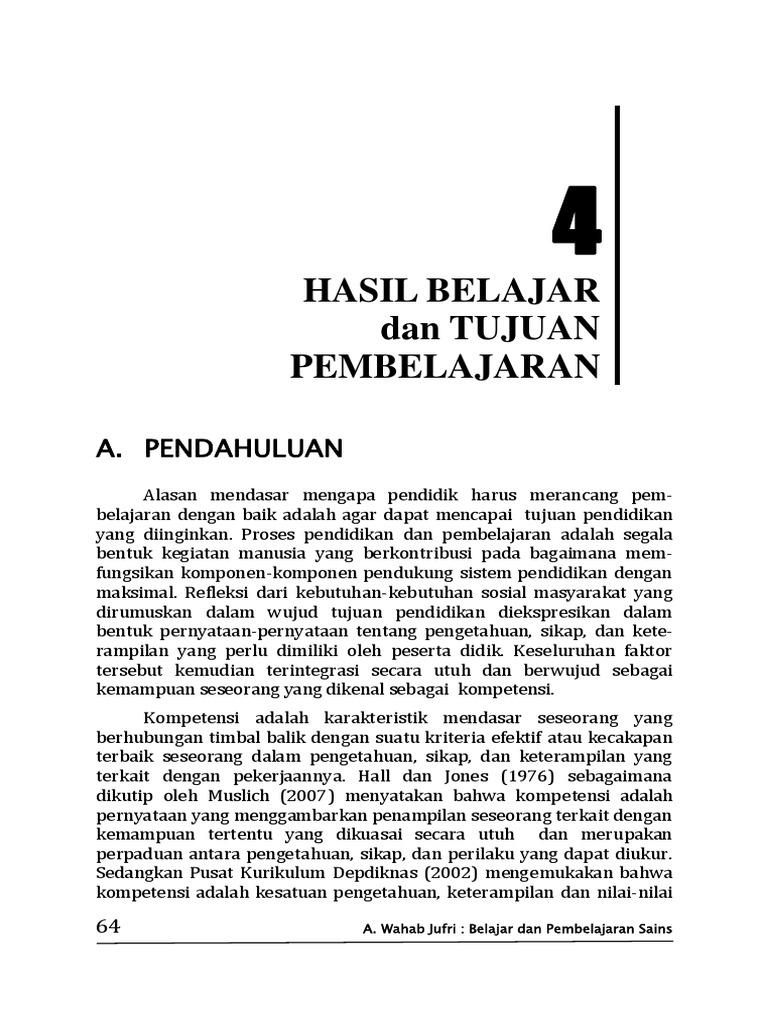 Materi Hasil Belajar | PDF | Karier & Perkembangan | Sains & Matematika
