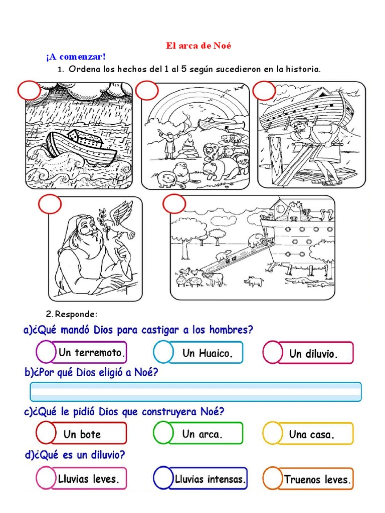 El Arca de Noe - Ficha | PDF