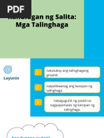 Mga Halimbawa NG Talinghaga | PDF