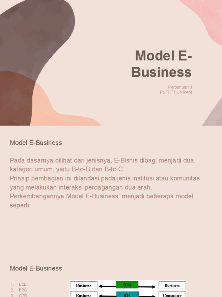 3 - Model E-Business | PDF