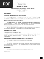 Barangay Assembly Post Activity Report Template | PDF