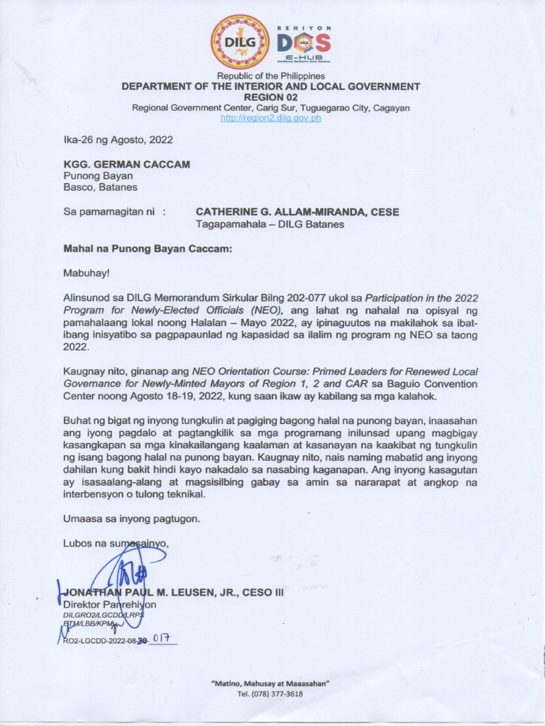 Letter To Kgg. German Caccam Re Explanation Letter | PDF