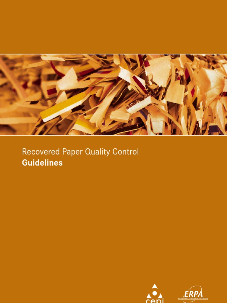 Quality Control Guidelines | Paper | Recycling | Free 30-day Trial | Scribd