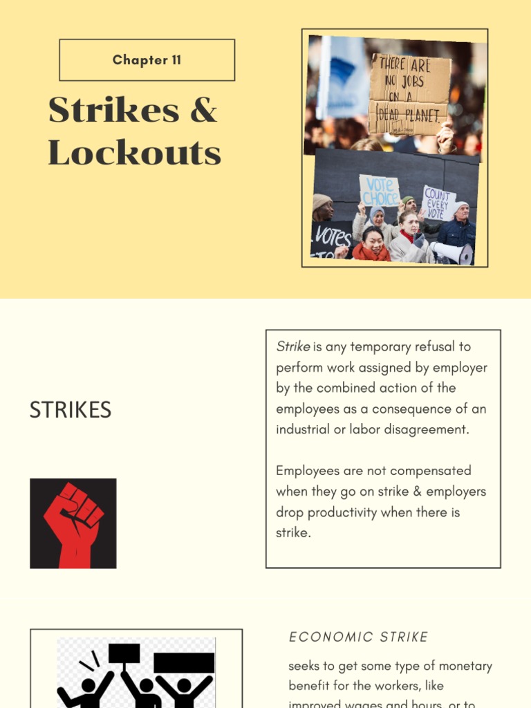 Chapter 11 Strikes & Lockouts 4a | PDF | Politics | Social Science