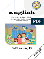 English: Quarter 1 - Module 7: Using Phrases, Clauses and Sentences ...