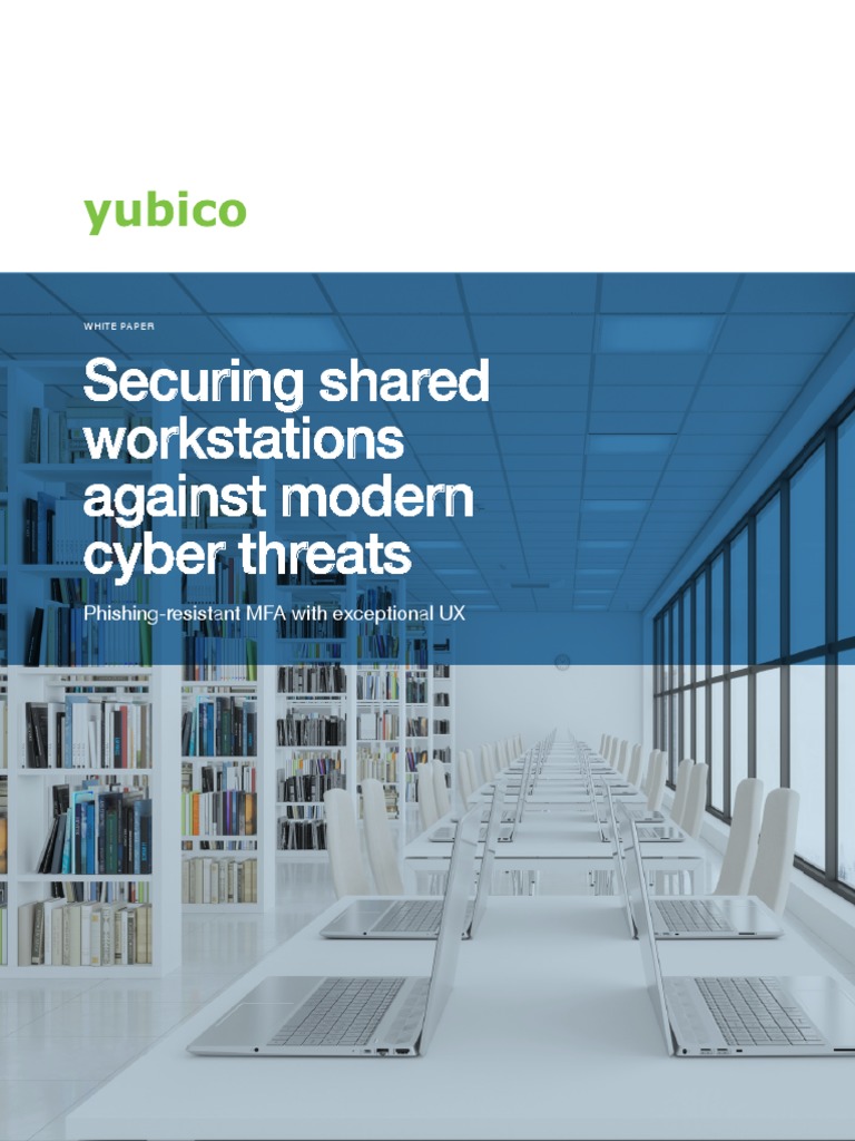 Yubico Whitepaper SharedWorkstations | PDF | Security | Computer Security