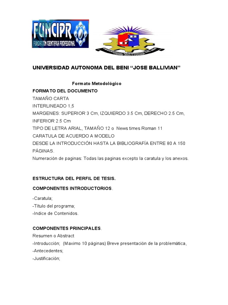 Formato de La UEB | PDF | Bibliografía | Experiencia