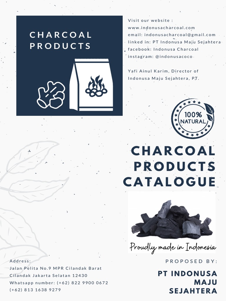 Charcoal Products Catalogue | PDF | Charcoal | Materials
