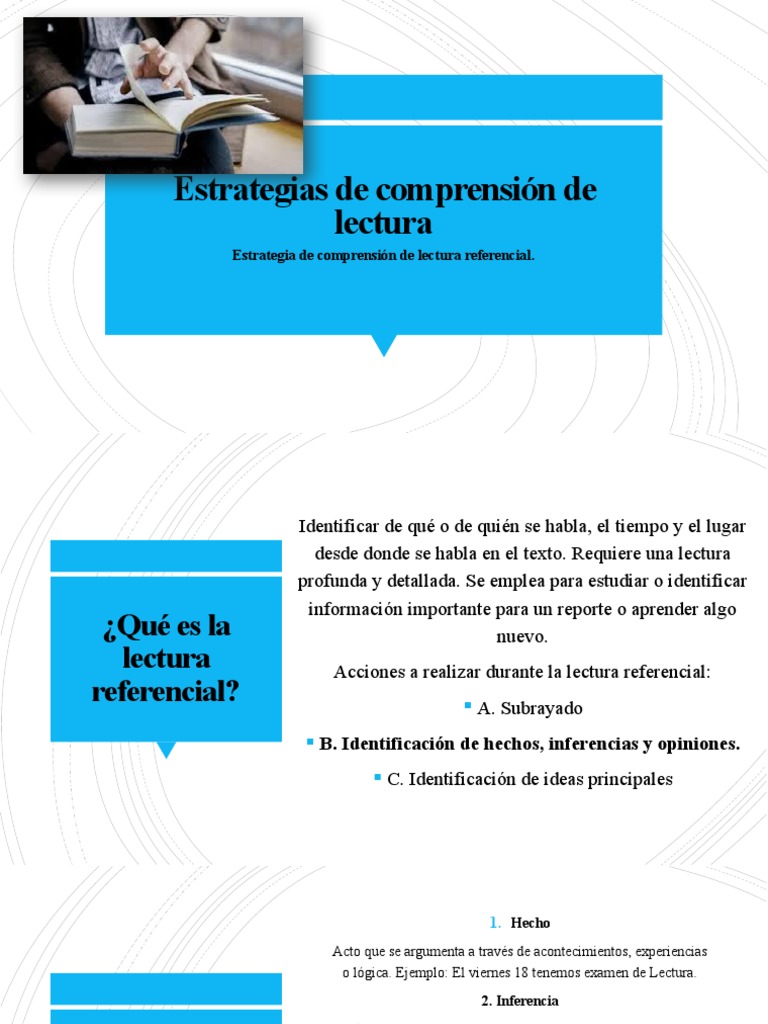 Estrategias de Comprensión de Lectura | PDF