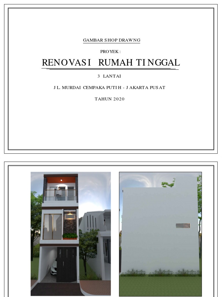 Rev. 3 Gambar Renov Rumah 3 Lantai | PDF
