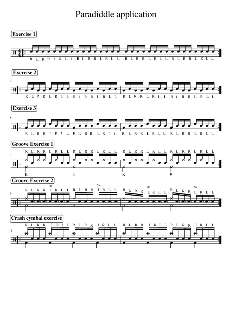 Paradiddle Applications | PDF