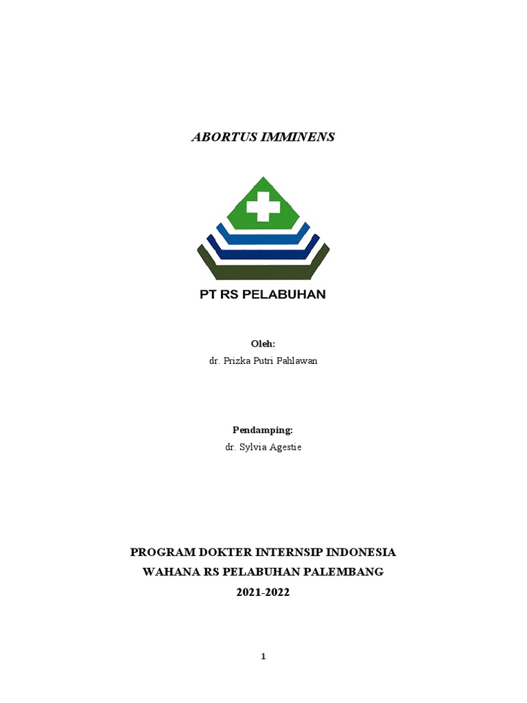 Laporan Kasus - Abortus IMINENS | PDF | Sains & Matematika