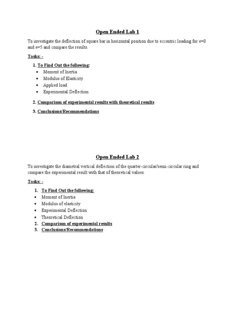 Open Ended Lab of MMT | PDF | Science & Mathematics