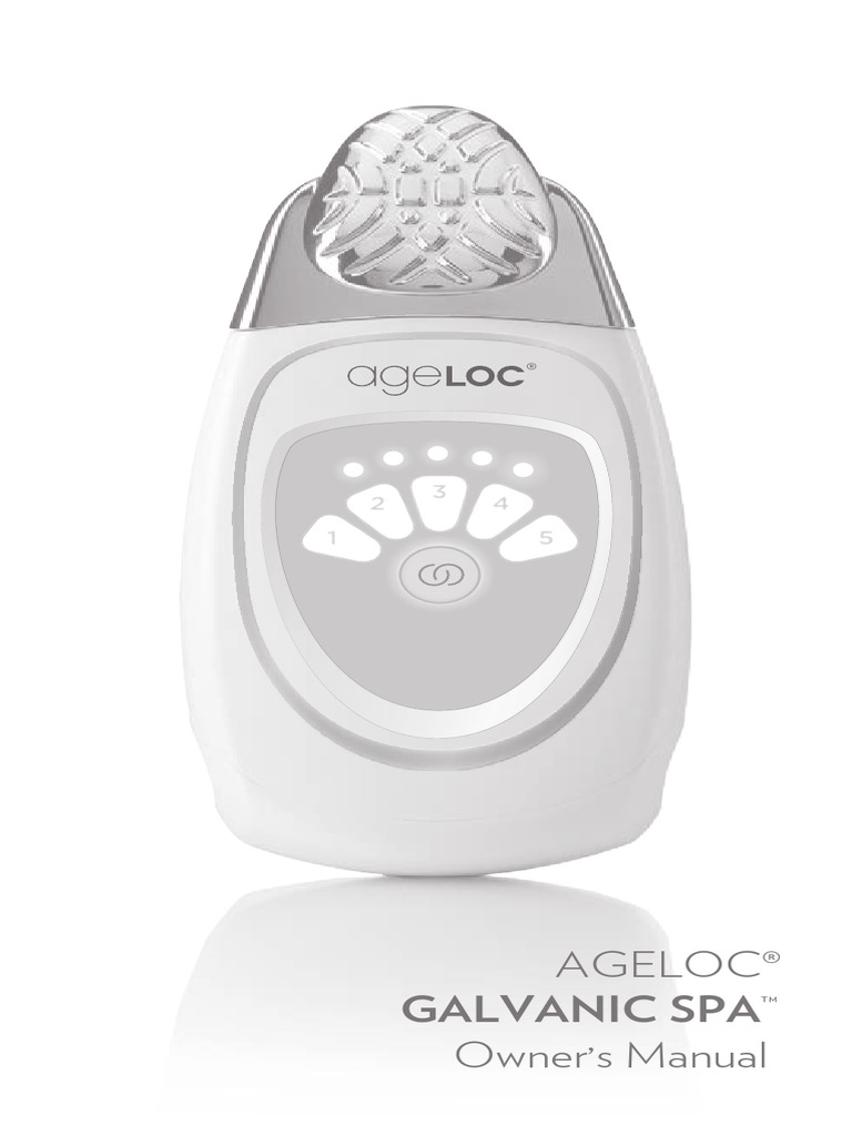 Ageloc Galvanic Spa Digital User Manual Es | PDF | Reciclaje