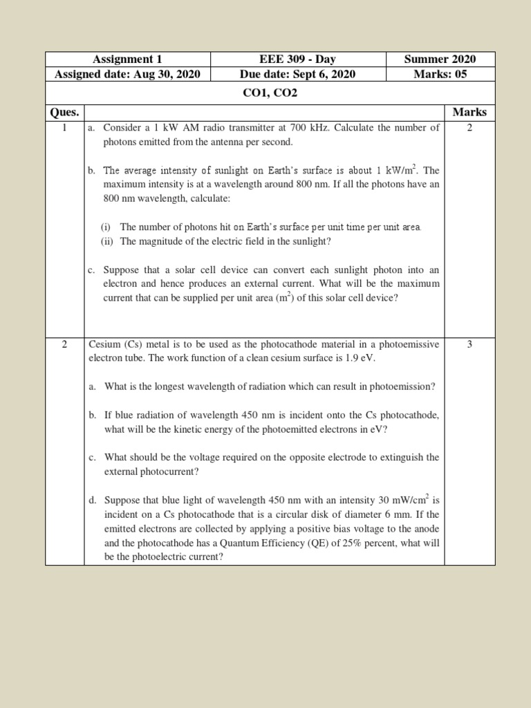 Assign1 - EEE 309 | PDF | Teaching Methods & Materials