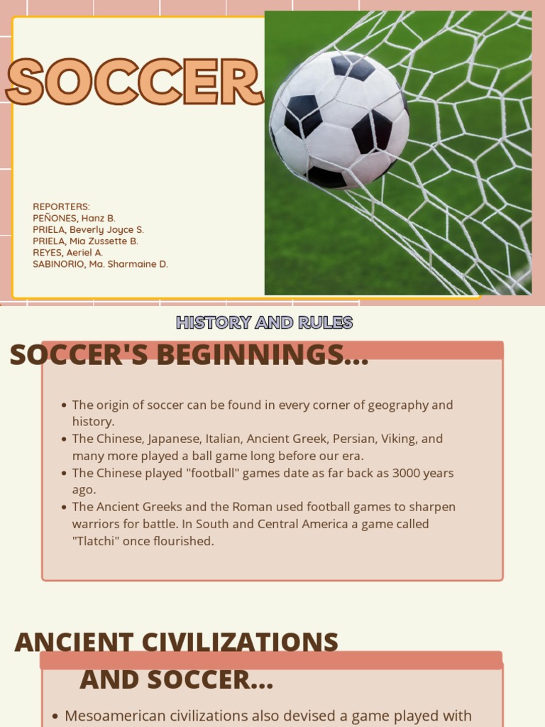 Discover the Origins and Rules of Soccer | PDF | Association Football | Sports