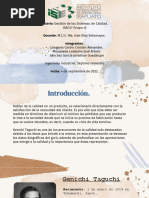 Aportaciones de Genichi Taguchi al Control de Calidad | PDF | Diseño ...