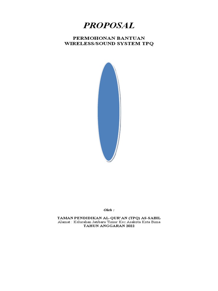 Proposal Sound System | PDF