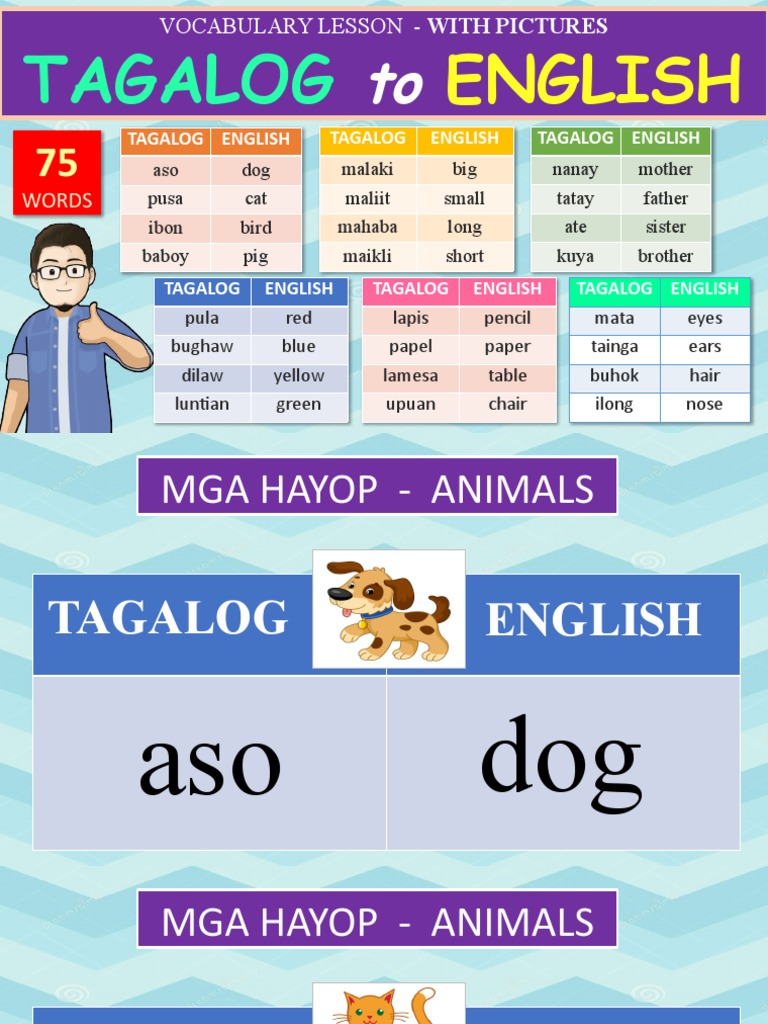Tagalog To English | PDF