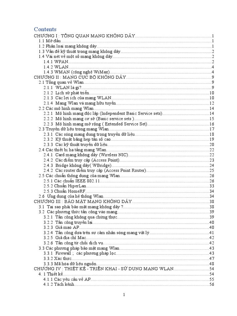 T NG Quan M NG Wlan | PDF