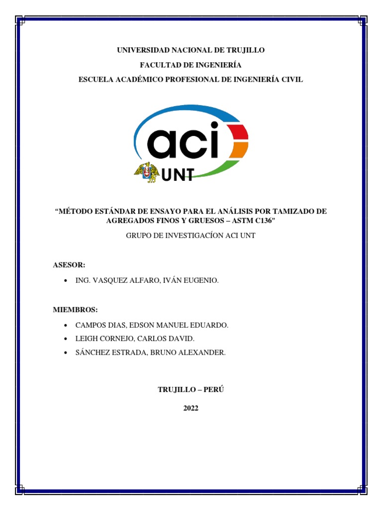 Manual - Astm c136 | PDF