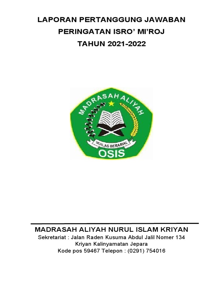 LPJ Isra' Mi'raj 2021-2022 3 | PDF