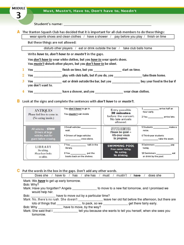 Inglés 4 - Módulo 3 | PDF