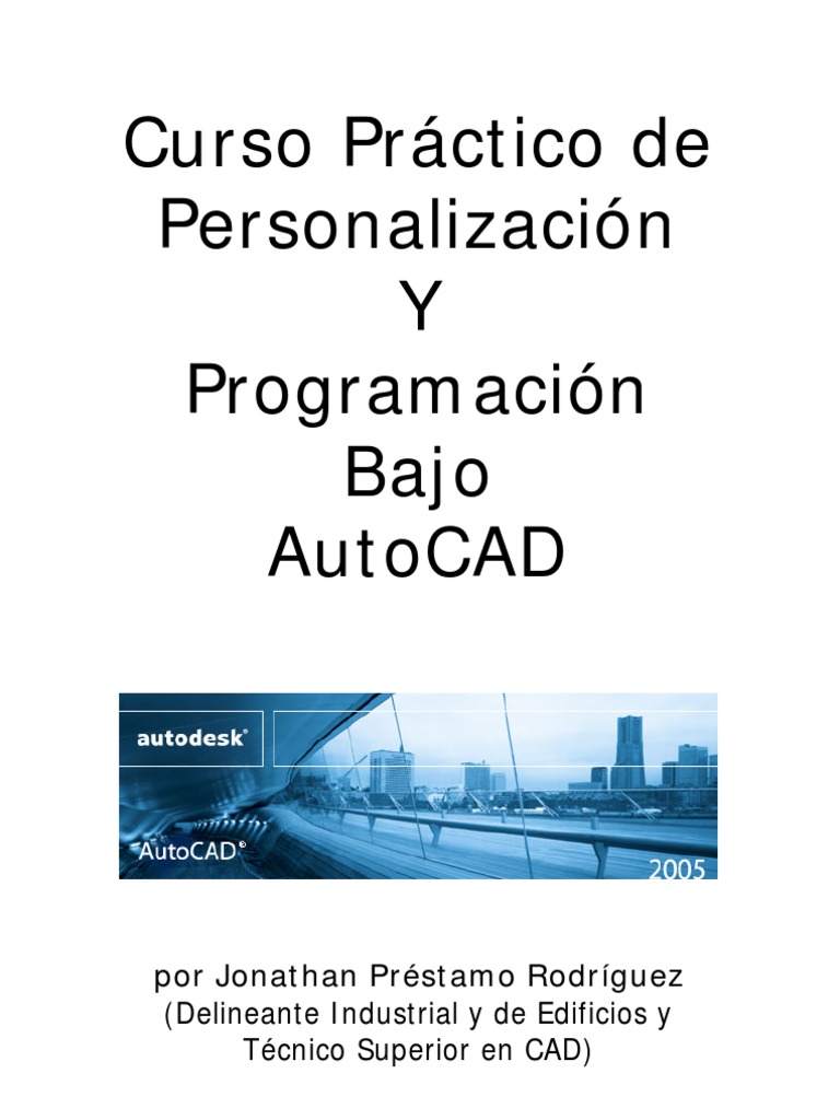 Programación AutoCad | PDF | Menú (Computación) | Archivo de computadora