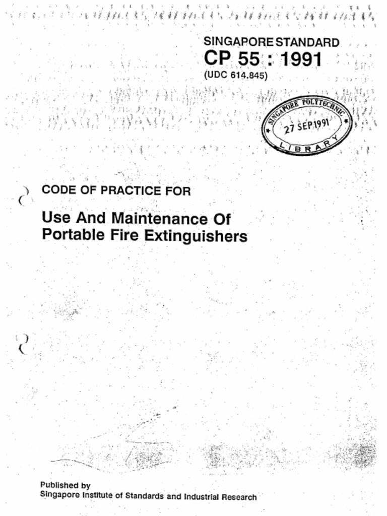 Cp.55-Portable Fire Extinguisher | PDF