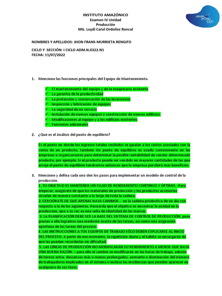 Jhon Frans Murrieta Rengifo | PDF | Auditoría | Business