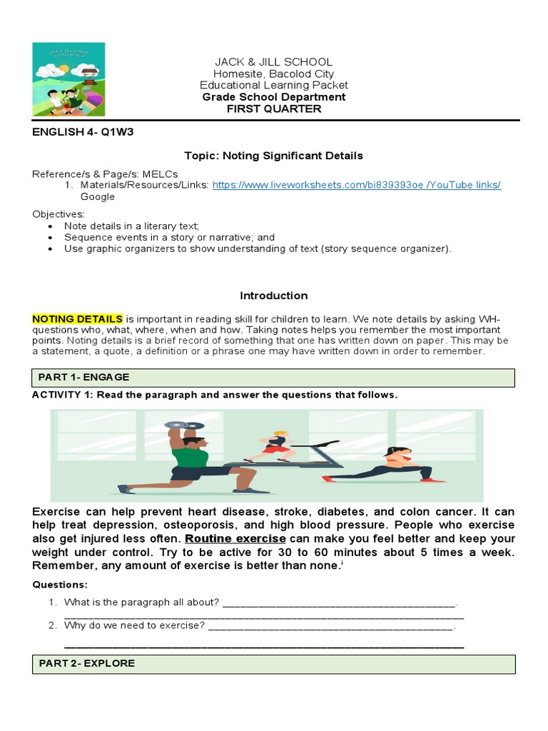 English 4 Q1W3 | PDF | Cognition | Cognitive Science