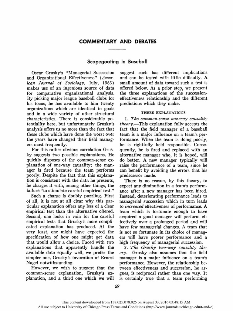 Gamson and Scotch 1964 | PDF