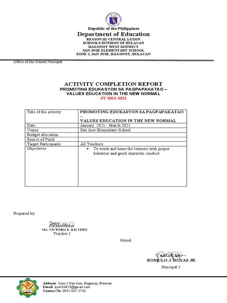 Acr - Esp Teaching Values Ed | Download Free PDF | Learning | Teachers