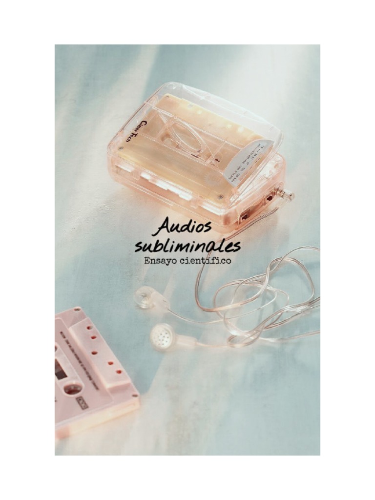 Audios Subliminales | PDF | Sonido | Ley de Atracción (Nuevo Pensamiento)