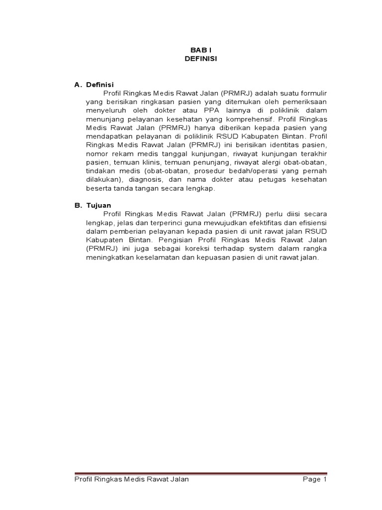 Regulasi PRMRJ | PDF