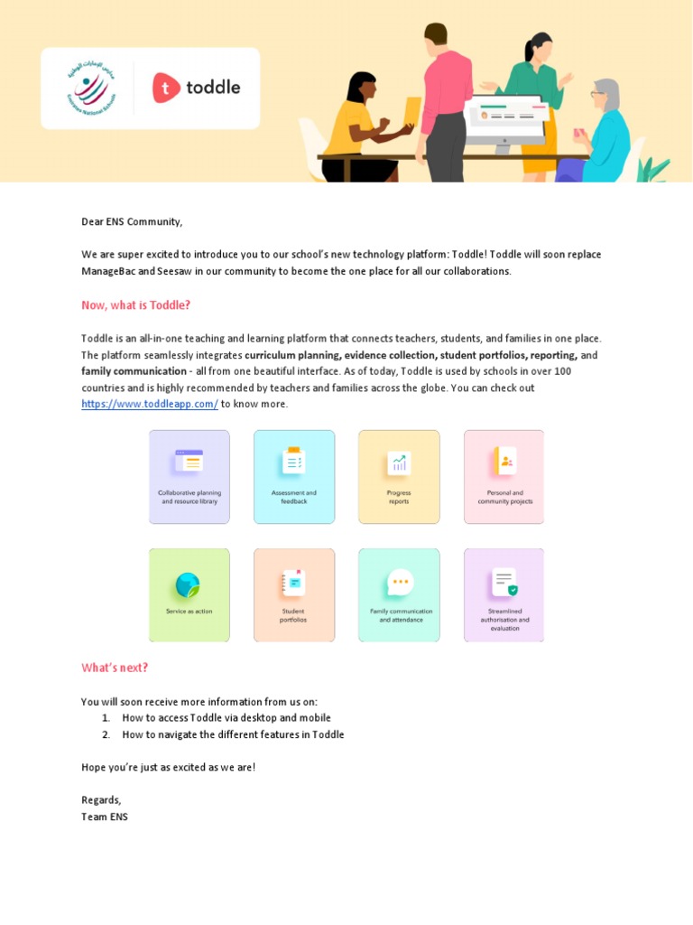 ENS - Toddle Introduction - English | PDF