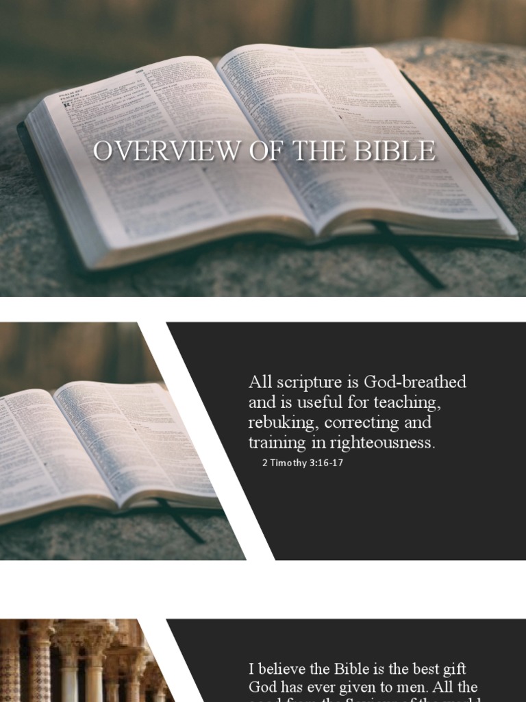 Overview of The Bible | PDF | Twelve Minor Prophets | Old Testament