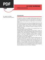 Clasificación de Las Voces Humanas | PDF | Respiración | Garganta Humana