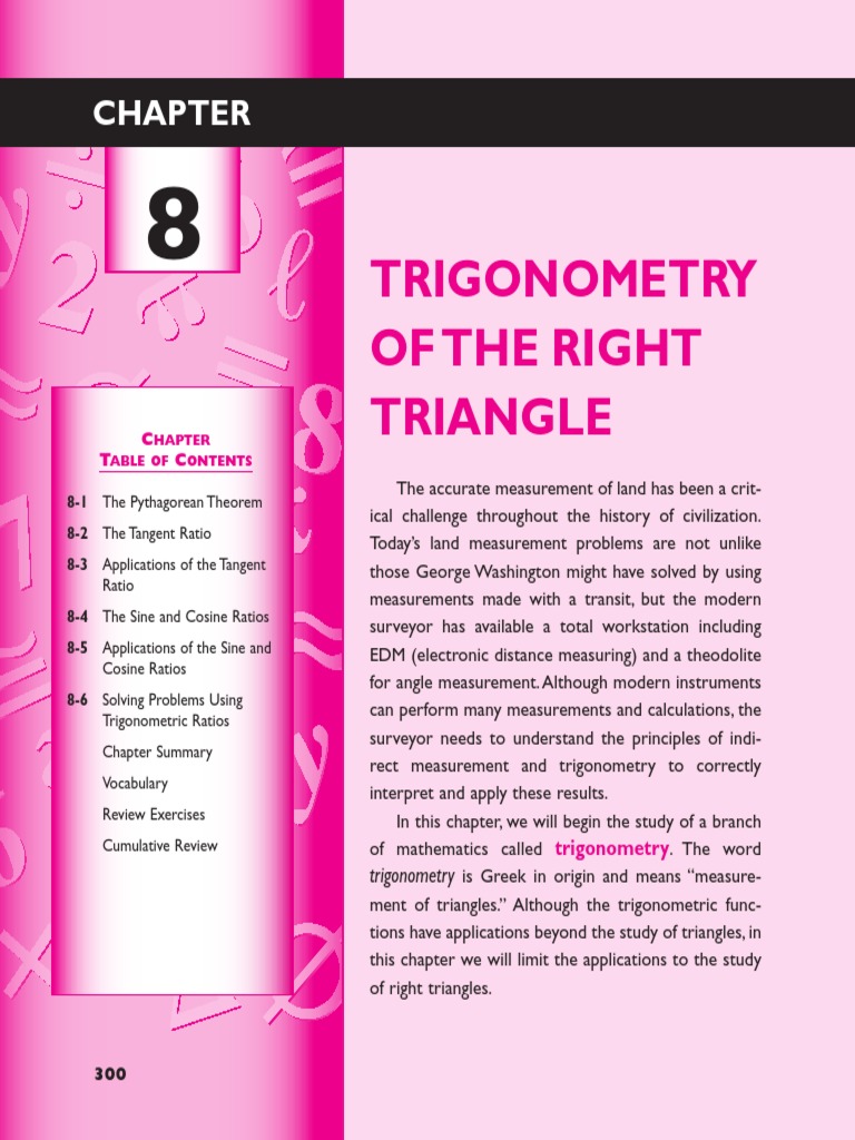 Chapter08 - Trigonometry Ratio SOH CAH TOA | PDF | Triangle | Trigonometry