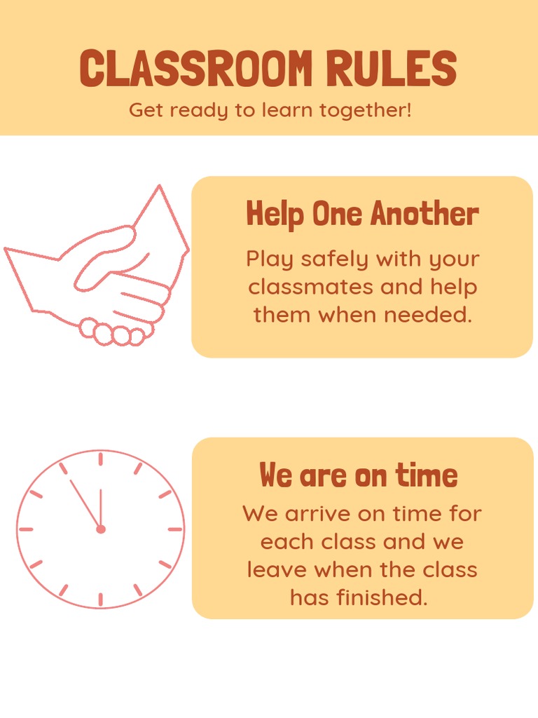 Inclusive Classroom Rules Education Poster | PDF